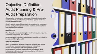Supplier Quality Field Audit eAuditor Audits & Inspections | PDF