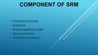 Supplier Relationship Management | PPTX