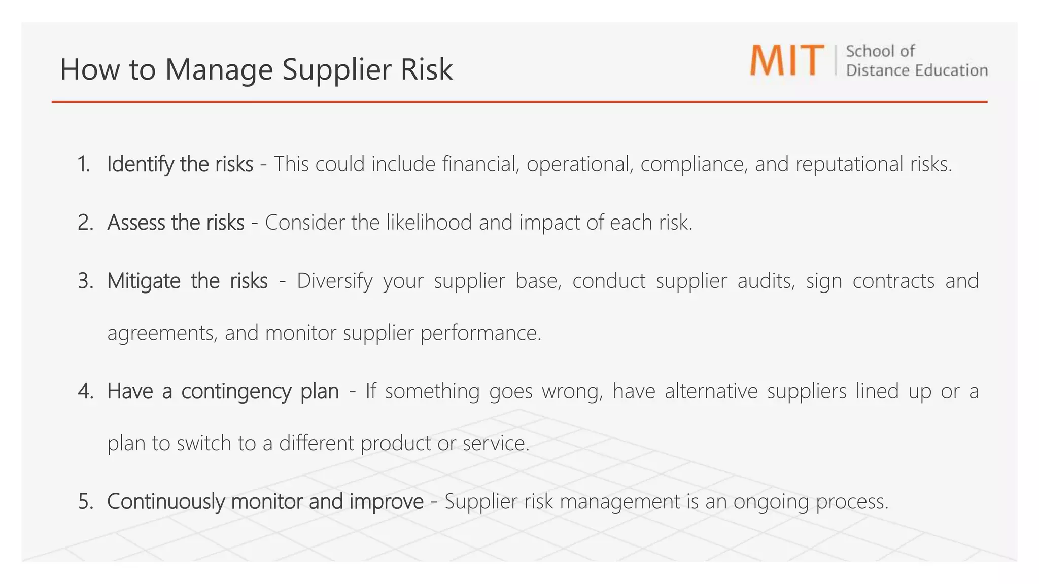 SUPPLIER RISK MANAGEMENT.pptx