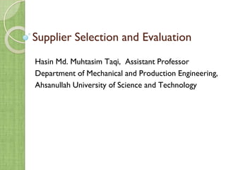 Supplier Selection and Evaluation.pptx