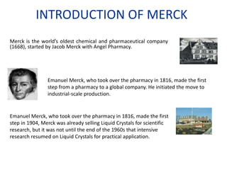 Supplier selection process of Merk | PPTX