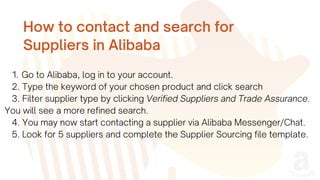 Supplier sourcing | PDF