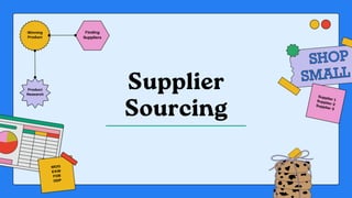 Supplier Sourcing | PPTX
