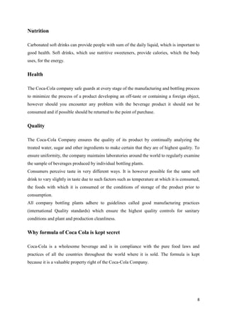 Supplire Partnership Coca Cola Multan TQM | DOCX