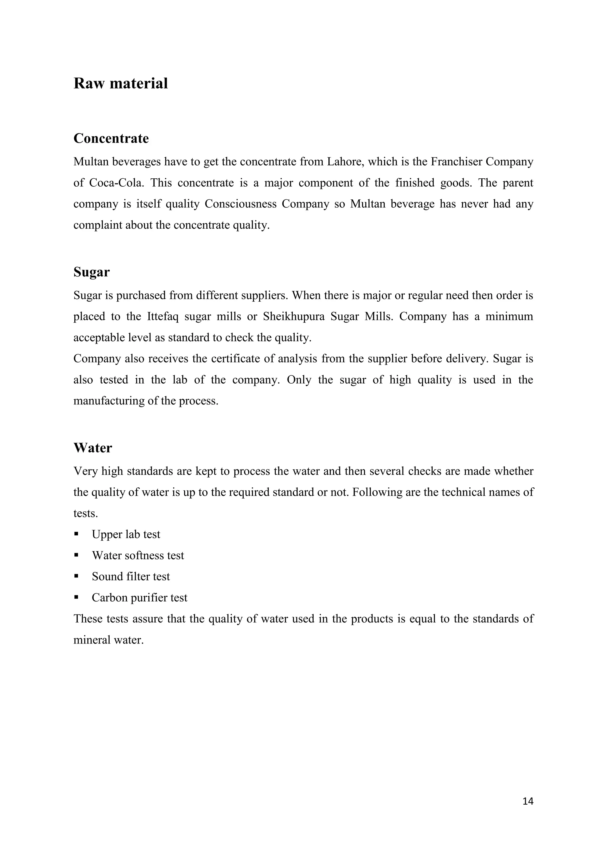 Supplire Partnership Coca Cola Multan TQM | PDF