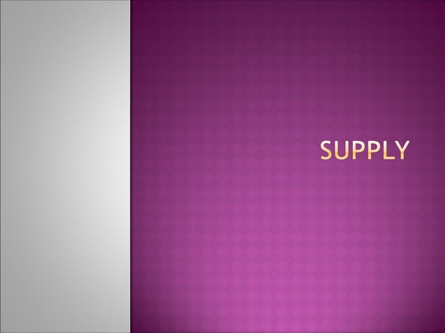 Supply Ppt 2182