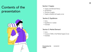 Presentation On Supply | PPT
