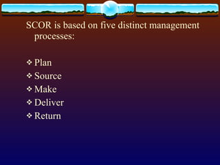 supply chain management | PPT