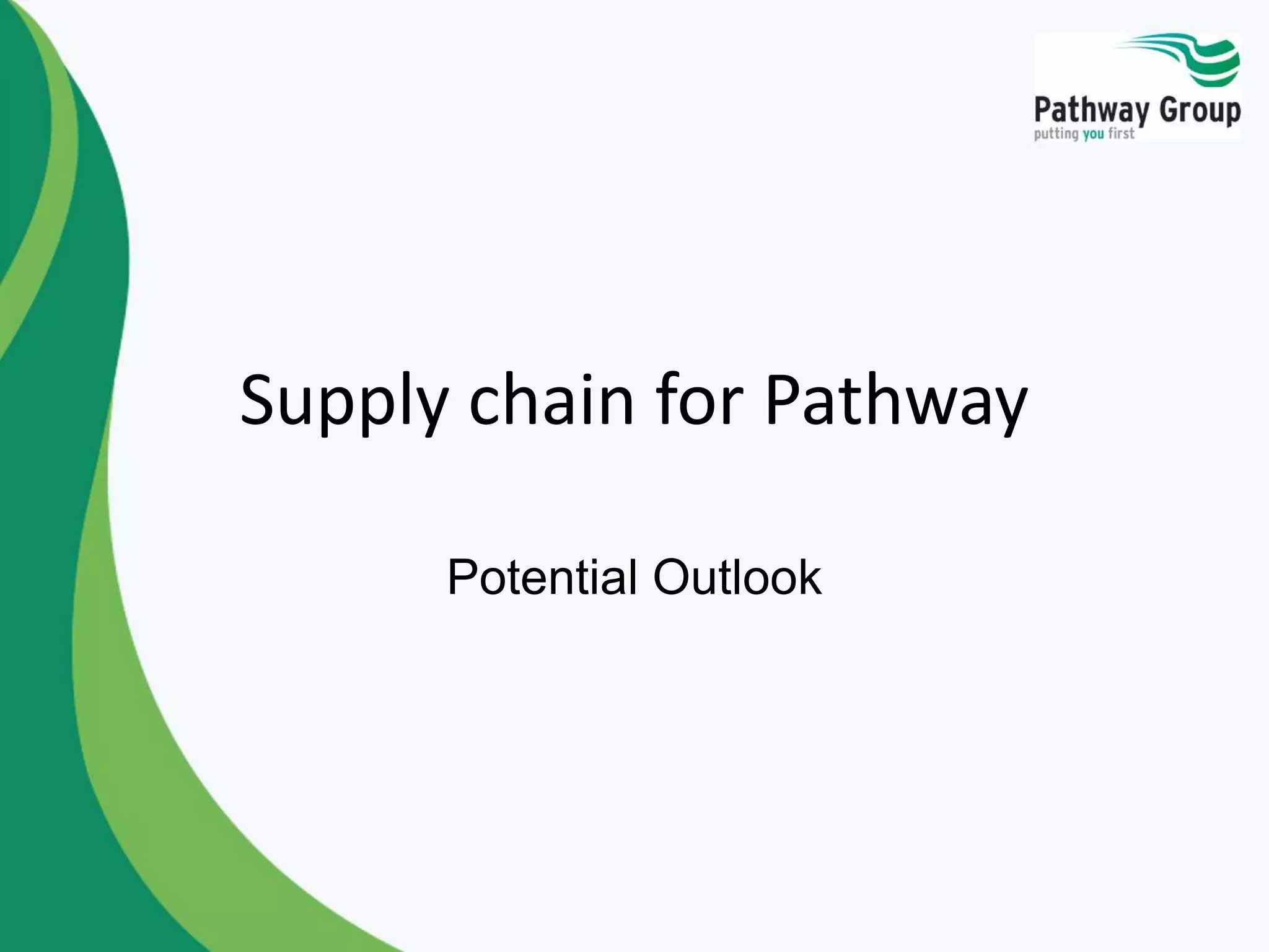 Supply chain for pathway | PPT
