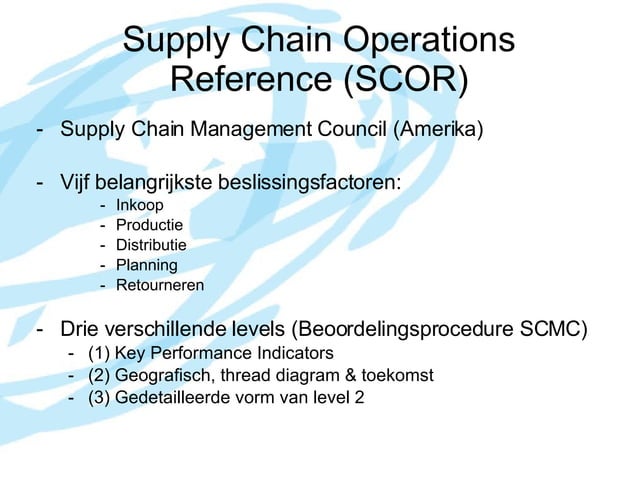 SCM Explanation | PPT