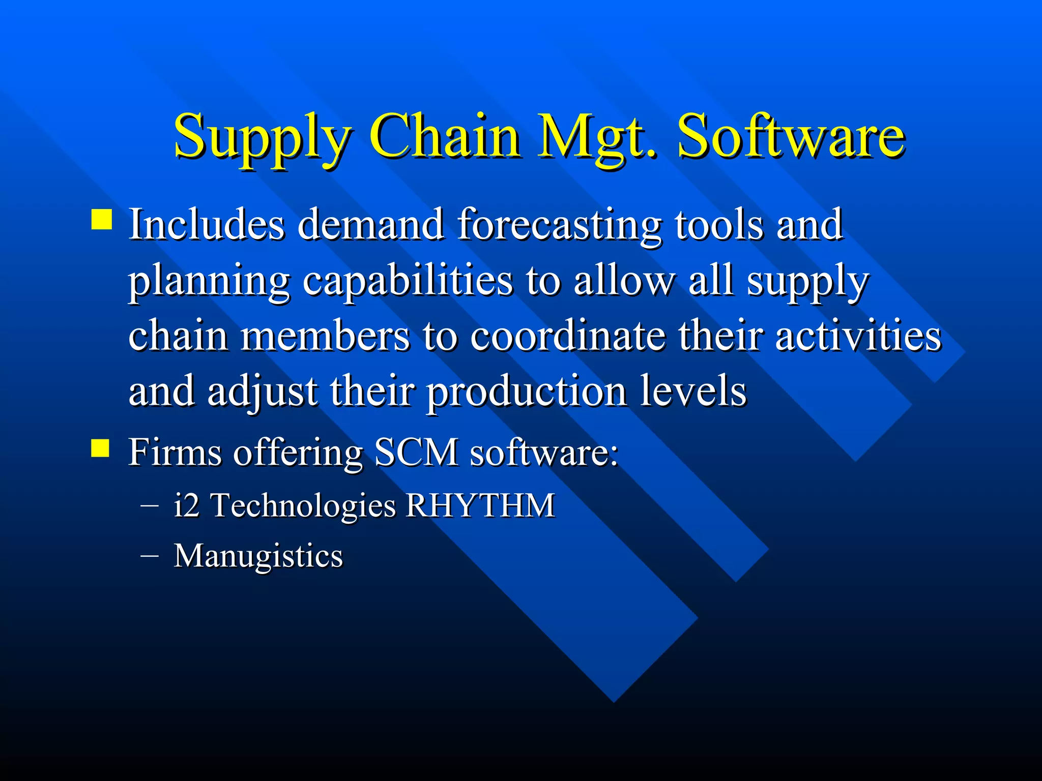 Supply Chain Management | PPT