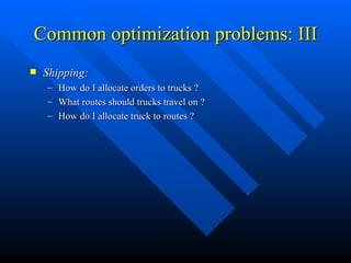 Supply Chain Management - Optimization technology | PPT