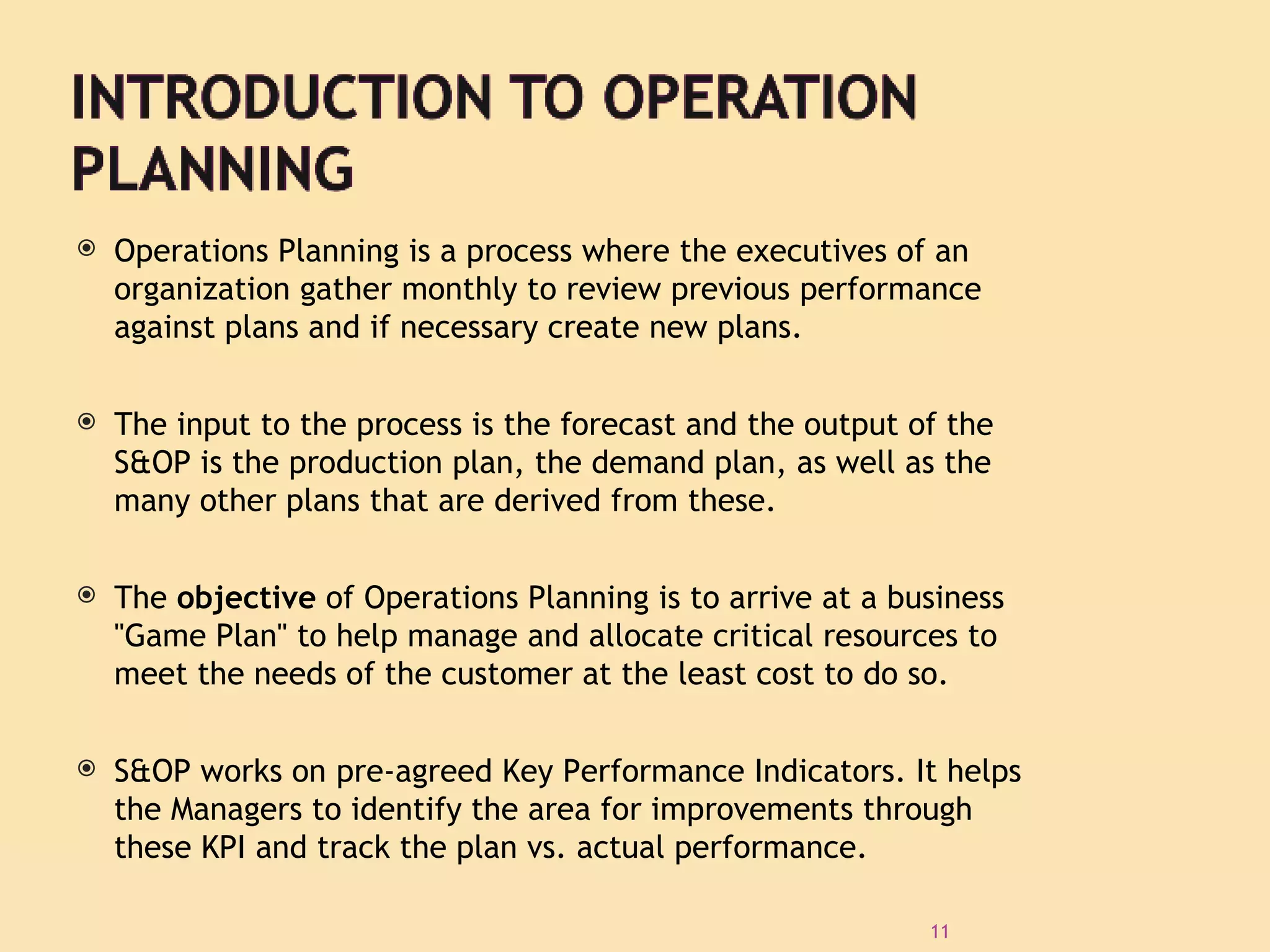 Supply Chain Synchronisation For Effective Operations Planning | PPT
