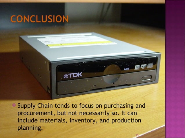 Supply Chain Synchronisation For Effective Operations Planning Revised