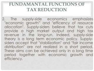 Supply-Side Economics | PDF