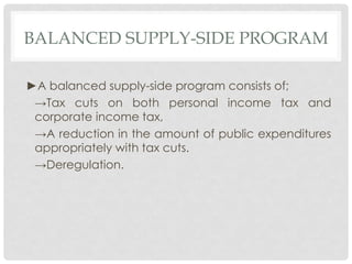 Supply-Side Economics | PDF