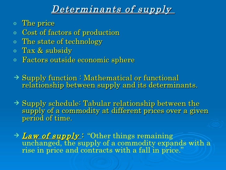 supply-analysis