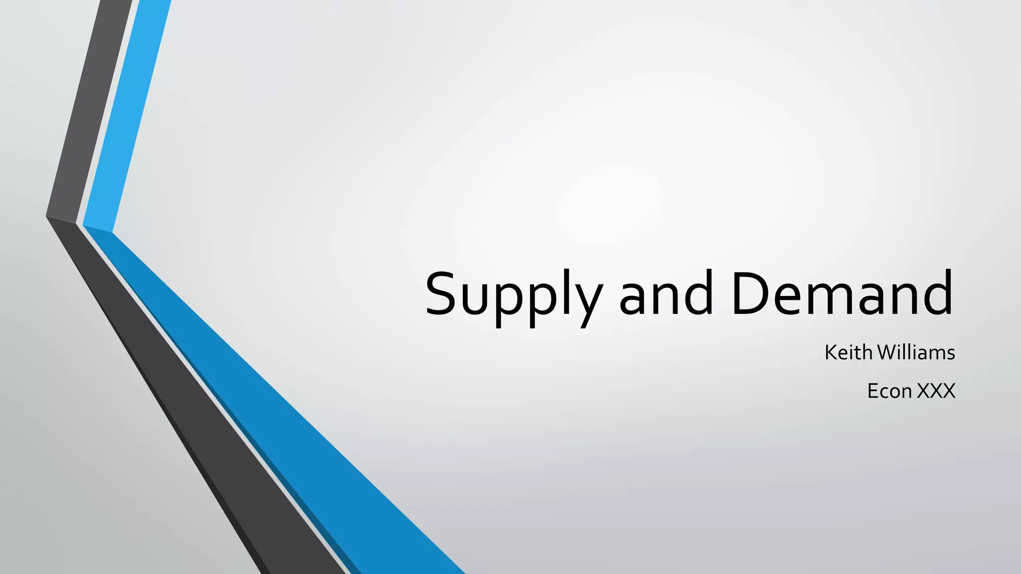 Supply and demand | PPT