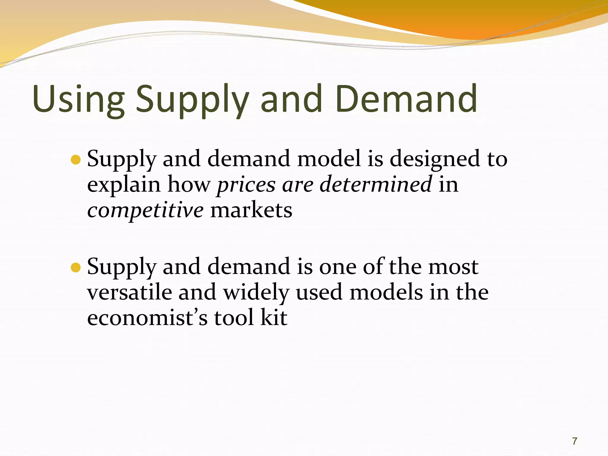 Supply and demand | PPTX