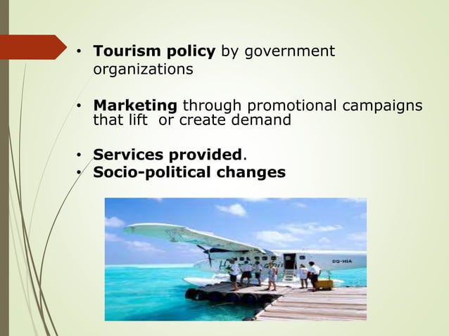 Supply and demand of tourism industry | PPTX