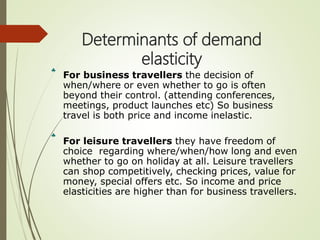 Supply and demand of tourism industry | PPTX