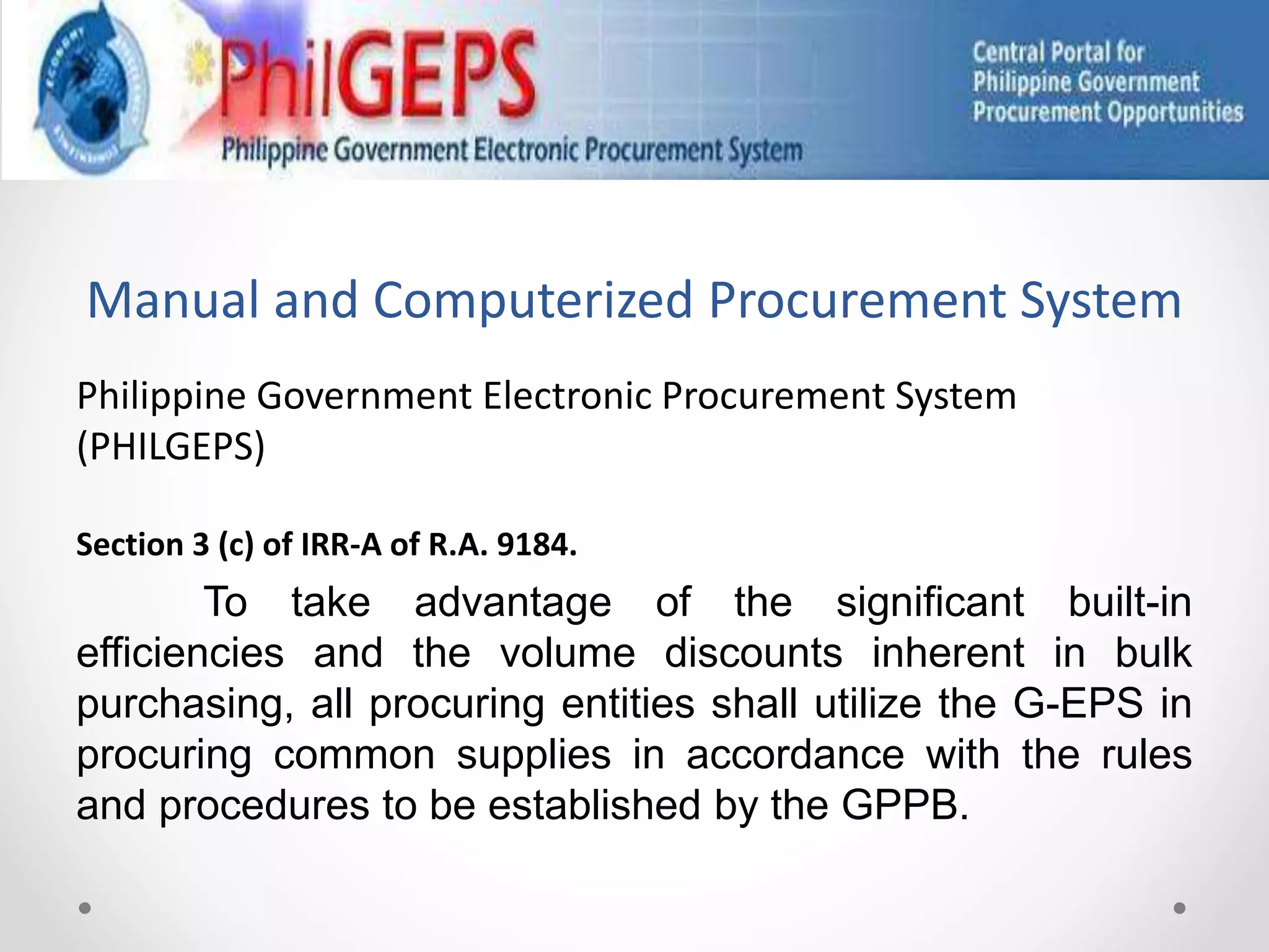 Supply and property management | PPTX