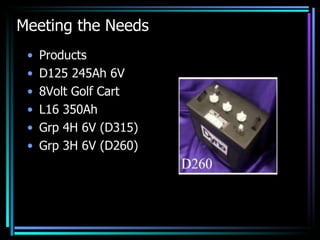 Dyno Battery Presentation | PPT