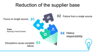 Supply chain vulnerability to risk | PPTX