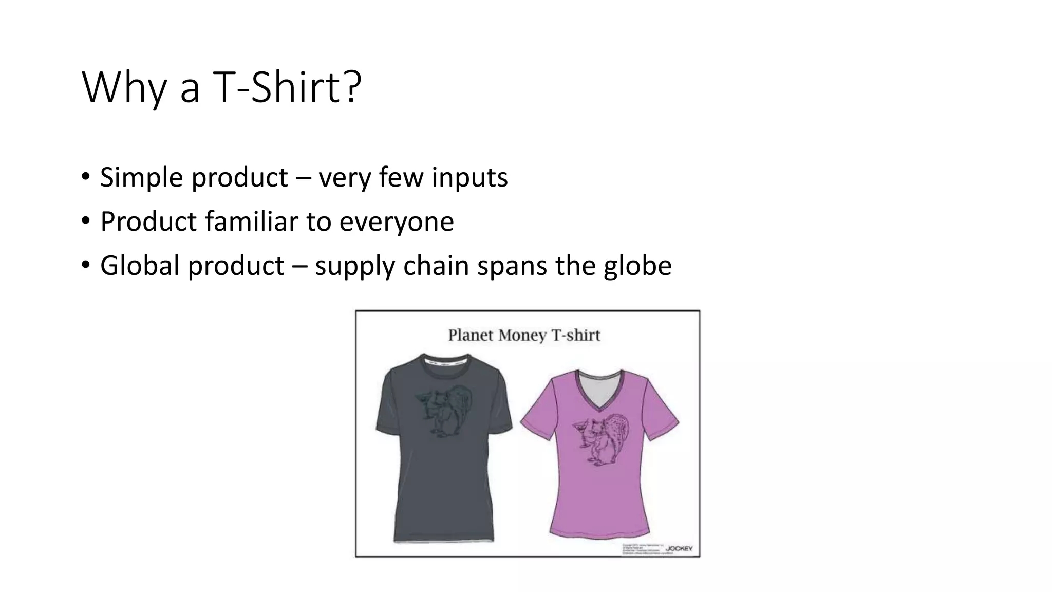 Supply Chain 101 The Journey of a T-Shirt (Updated) | PPTX