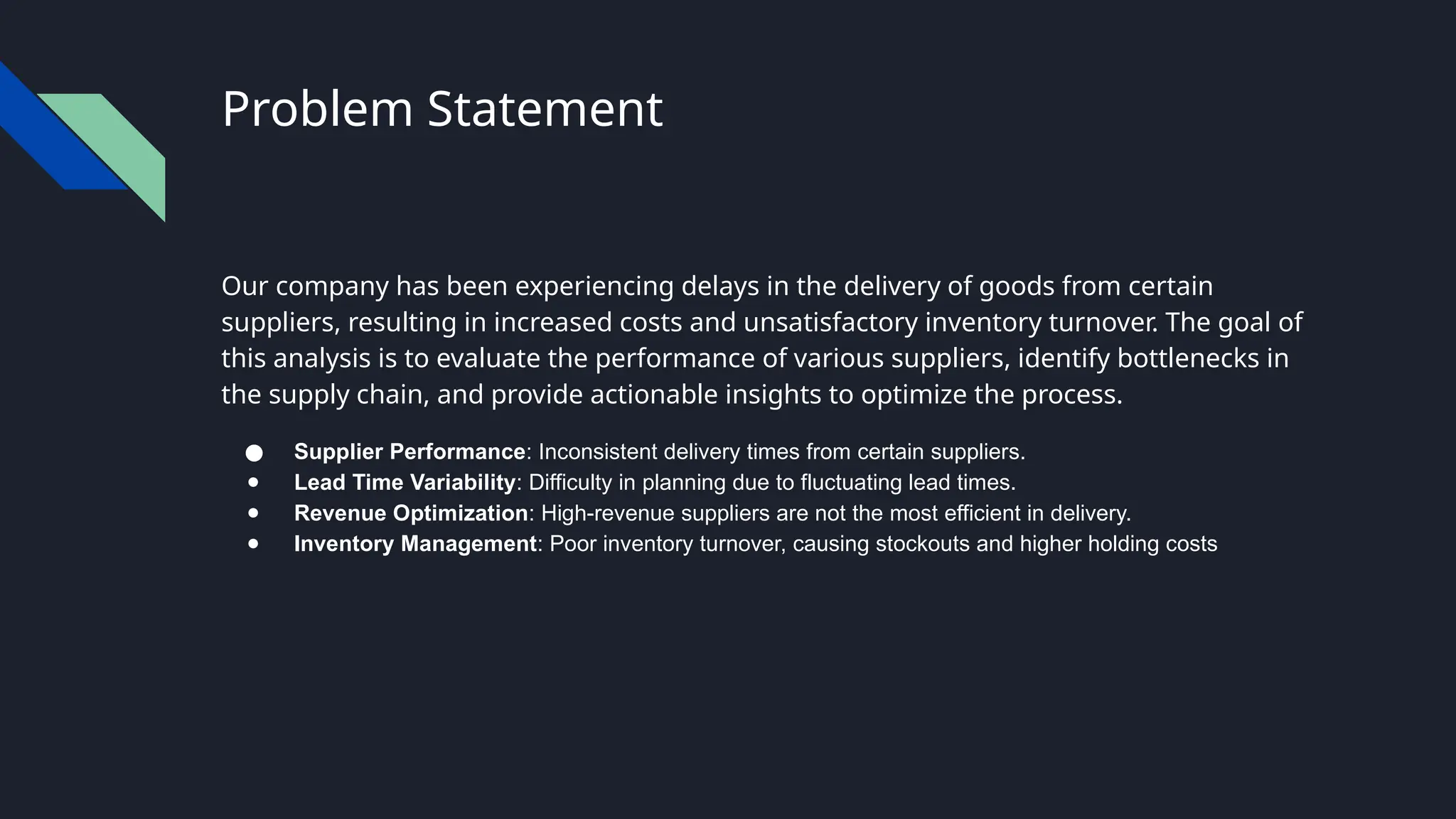 Supply Chain Analysis Presentation .pptx
