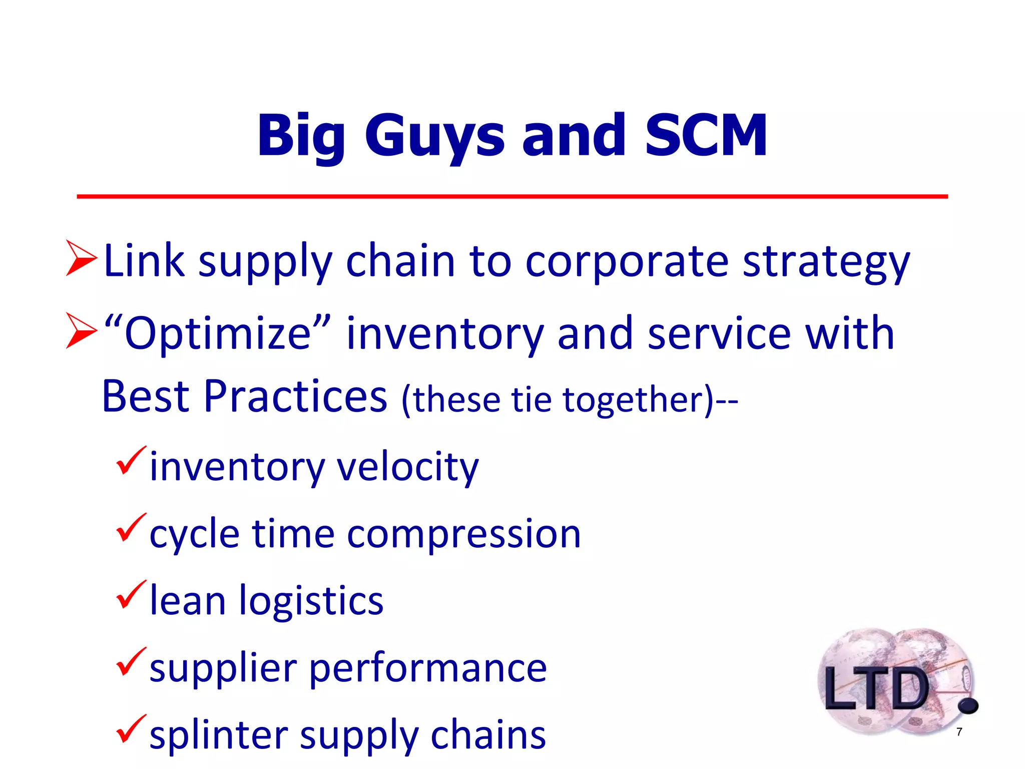 Supply Chain Best Practices | PPT