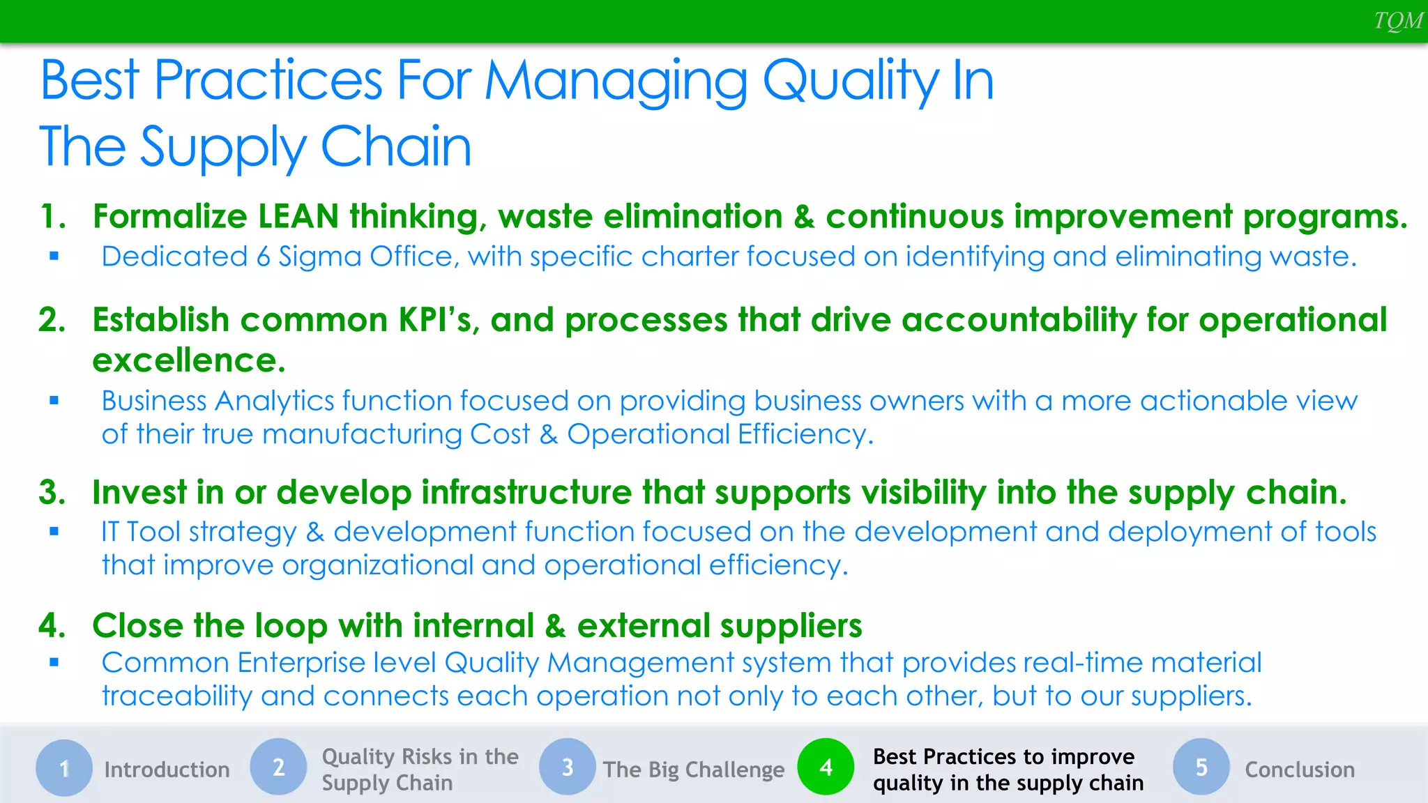 Supply Chain Best Practices | PPTX