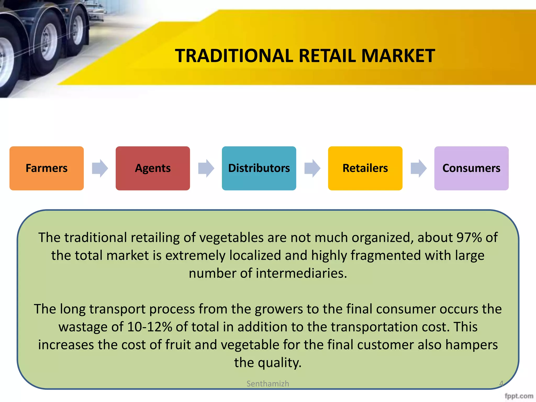 SUPPLY CHAIN MANAGEMENT CHALLENGES-FRUITS AND VEGETABLES | PPTX