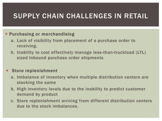 Supply chain challenges and opportunities | PPTX