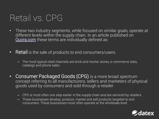 Supply Chain Collaboration: Consumer Packaged Goods Manufacturers ...