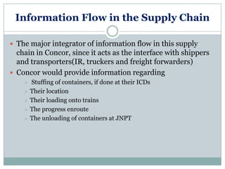 Supply chain concor ir | PPTX