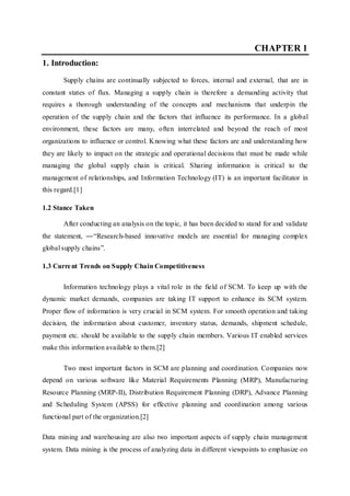 Supply chain demand estimation and planning | PDF