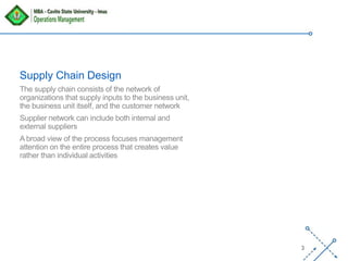 Supply Chain Design | PPTX