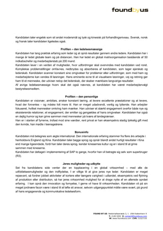 Supply Chain Direktør | PDF