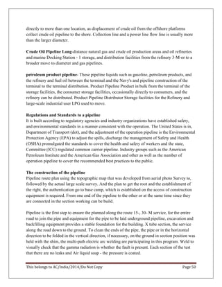 Supply chain for a petroleum industry refinery downstream dissertation ...