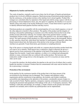 Supply chain for a petroleum industry refinery downstream dissertation ...