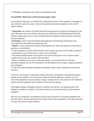 Supply chain for a petroleum industry refinery downstream dissertation ...