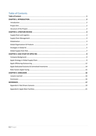 Supply chain globalisation and risk in sc.docx