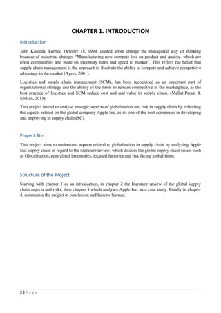 Supply chain globalisation and risk in sc.docx