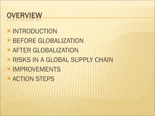 Supply Chain Globalization | PPT