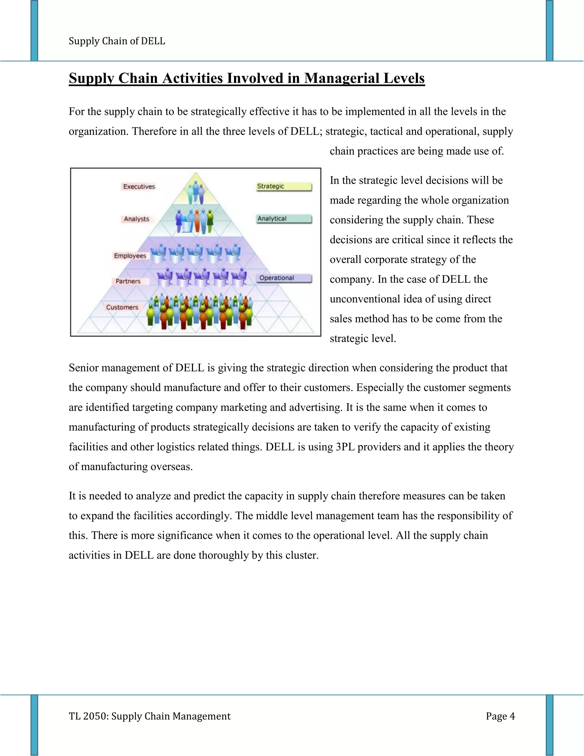 Supply chain of DELL | PDF