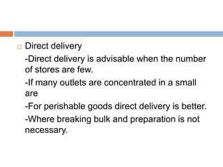 Supply Chain in Retail management | PPTX