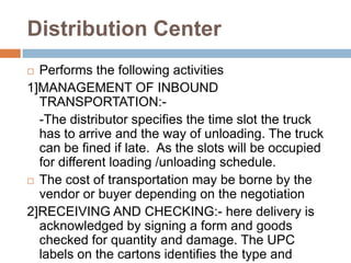 Supply Chain in Retail management | PPTX