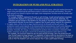 Supply chain Integration | PPTX