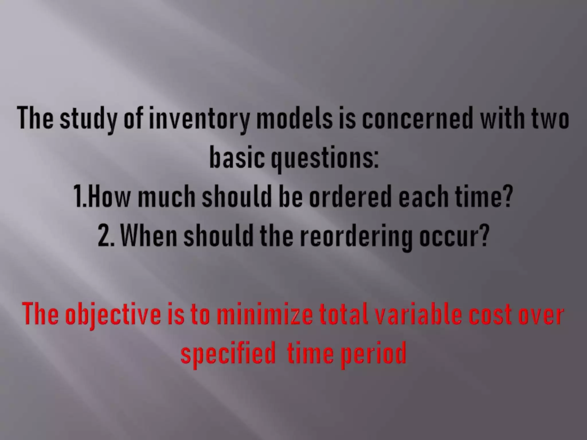 supply chain inventory management -UNIT 2 INVENTORY MODELS.pptx